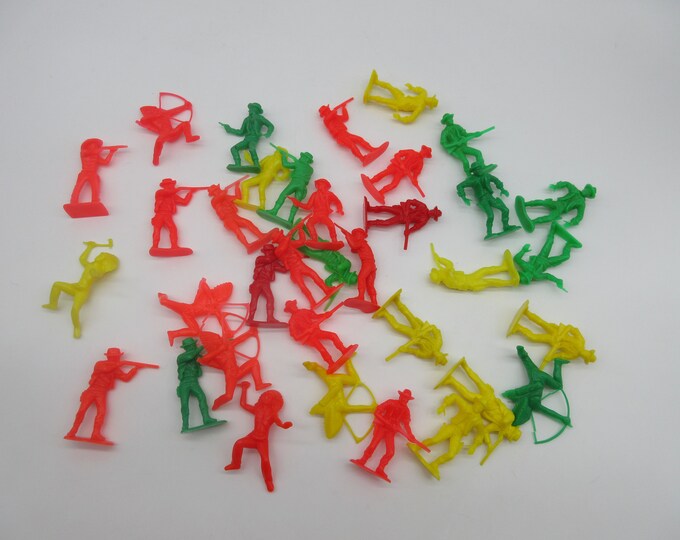 1960's Classic Cowboys & Indians - 3" Figures - Native American ...