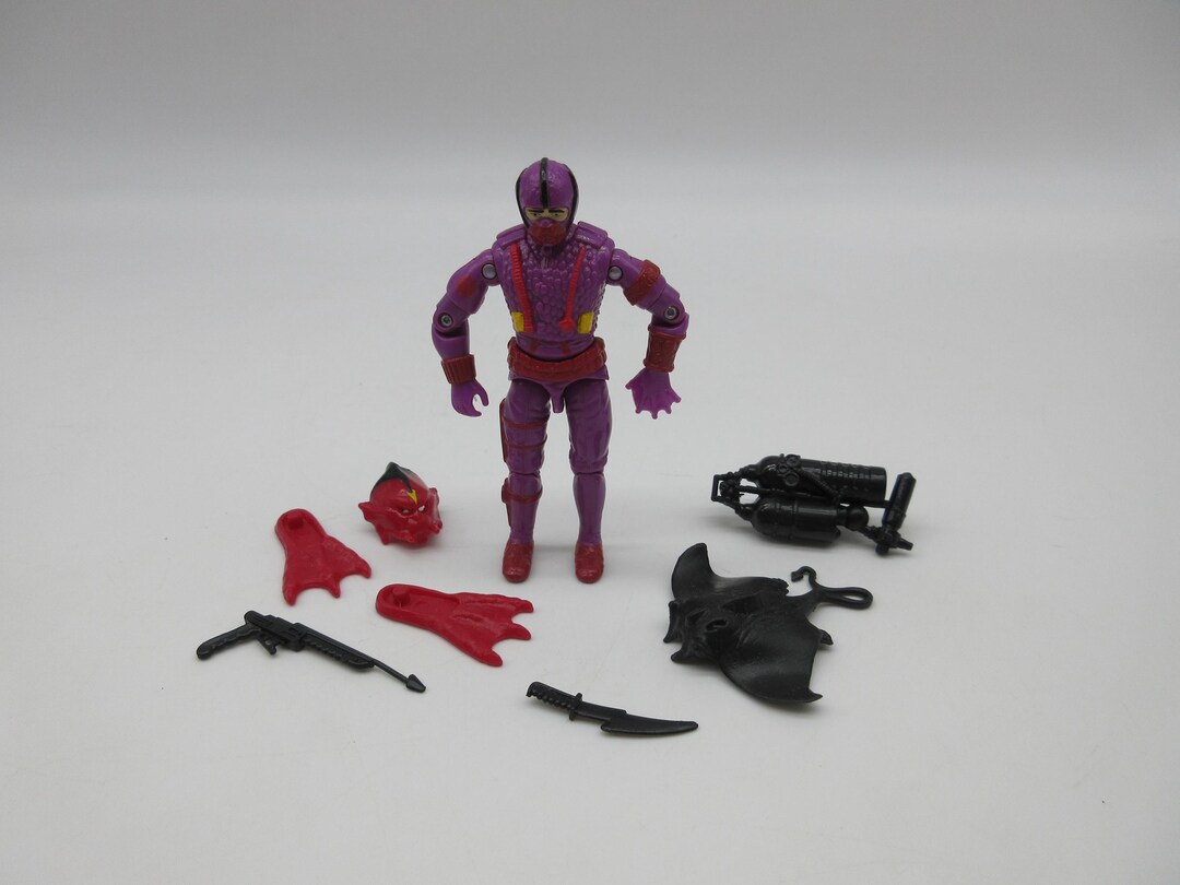 1988 HYDRO VIPER 100% Complete - Gi Joe (hasbro) Action Figure ARAH ...