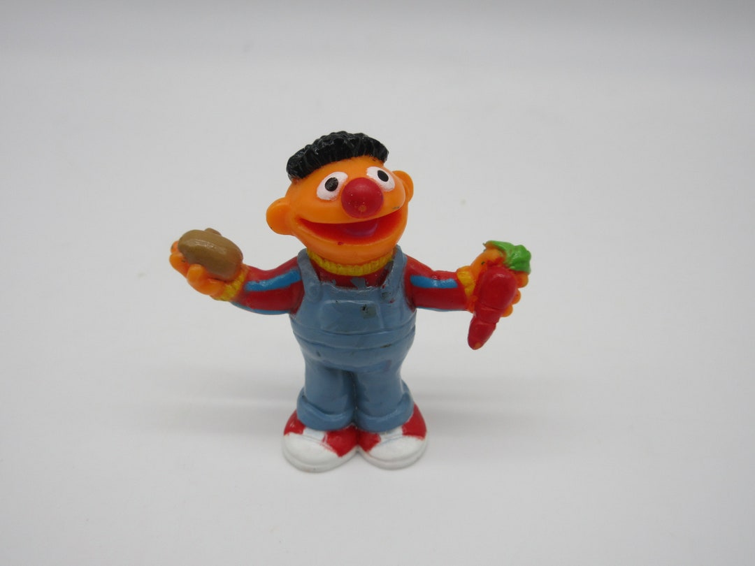 1980's ERNIE Farmer PVC Sesame Street Applause Fisher Price Little ...