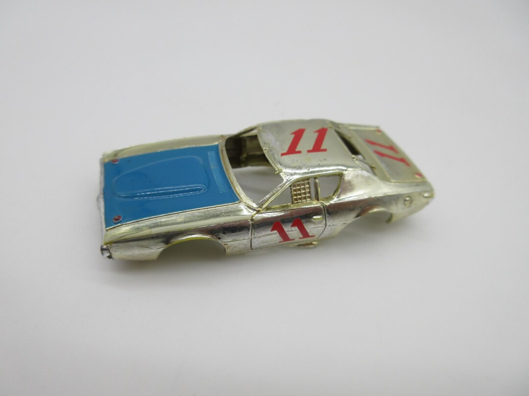 1978 Aurora AFX Dodge Charger Magnatraction Gold Chrome Body #11 - Slot ...