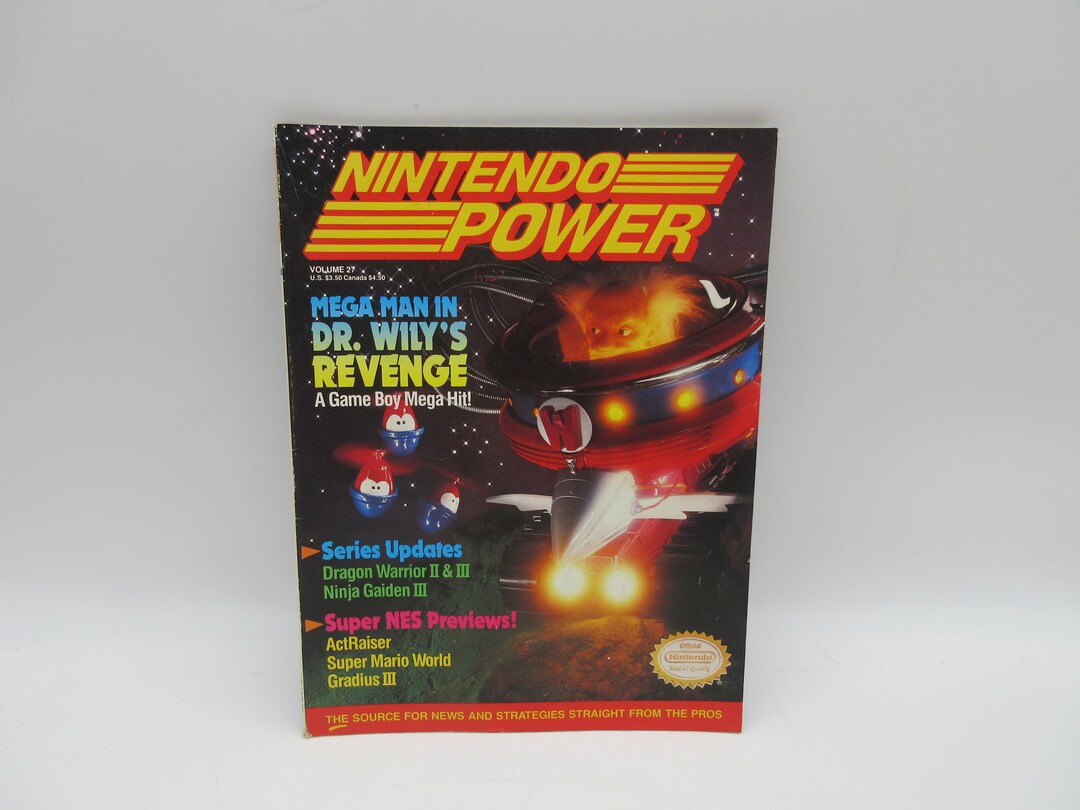 1990 #27 NINTENDO POWER Magazine W/ Poster - Issue - (NES) Nintendo ...