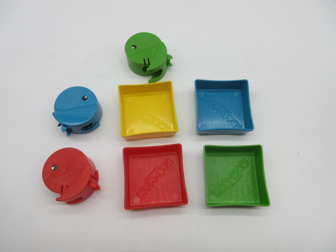 1980 PAC-MAN Replacement Parts Ghosts / Boxes - Board Game - Milton ...