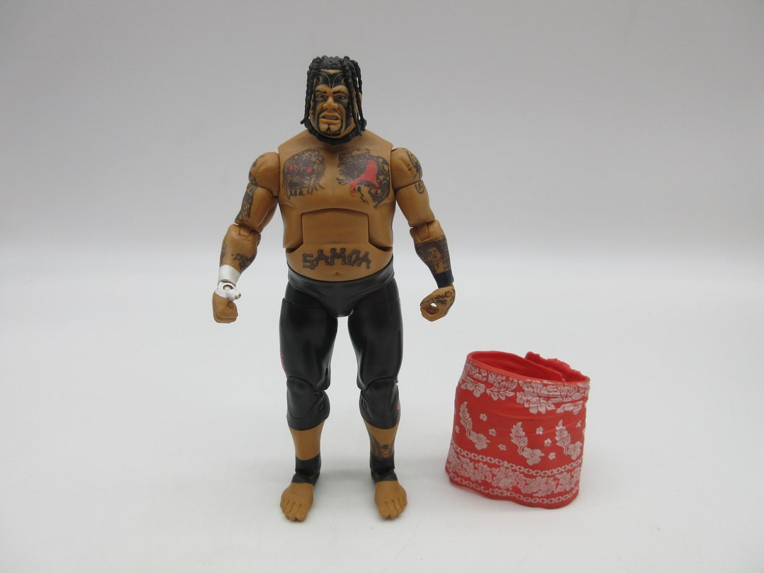 WWE Umaga Samoa Bulldozer Joe Elite 40 Wrestlers Figure Wwf Wwe Wcw ...