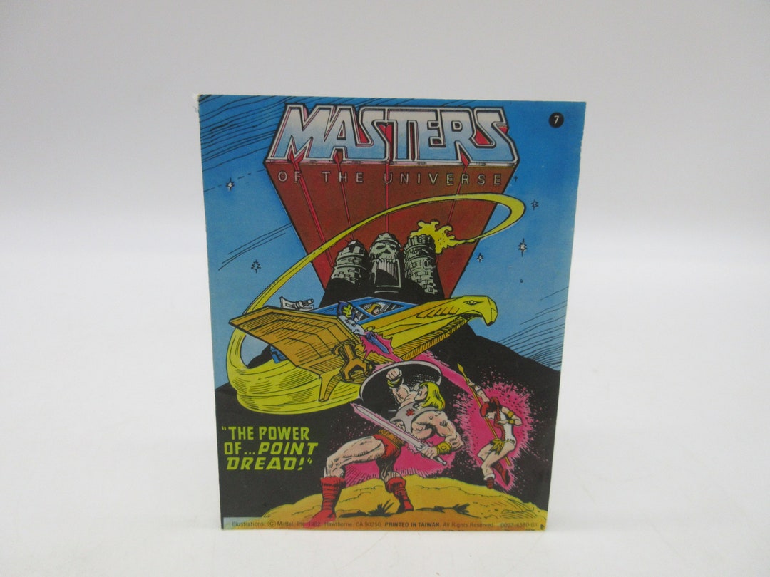 1982 the Power of Point Dread Mini Comic HEMAN Action Figure motu ...