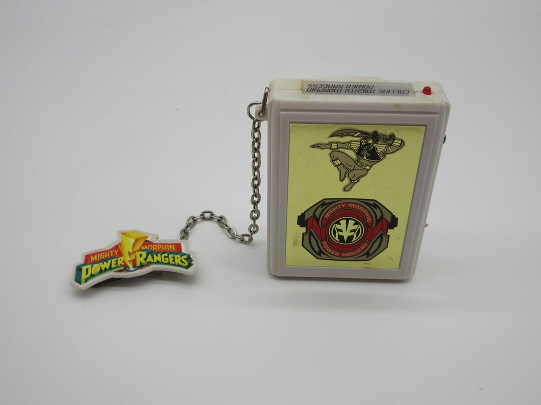 1994 White Ranger BEEPER Mighty Morphin Power Rangers MMPR Megazord ...
