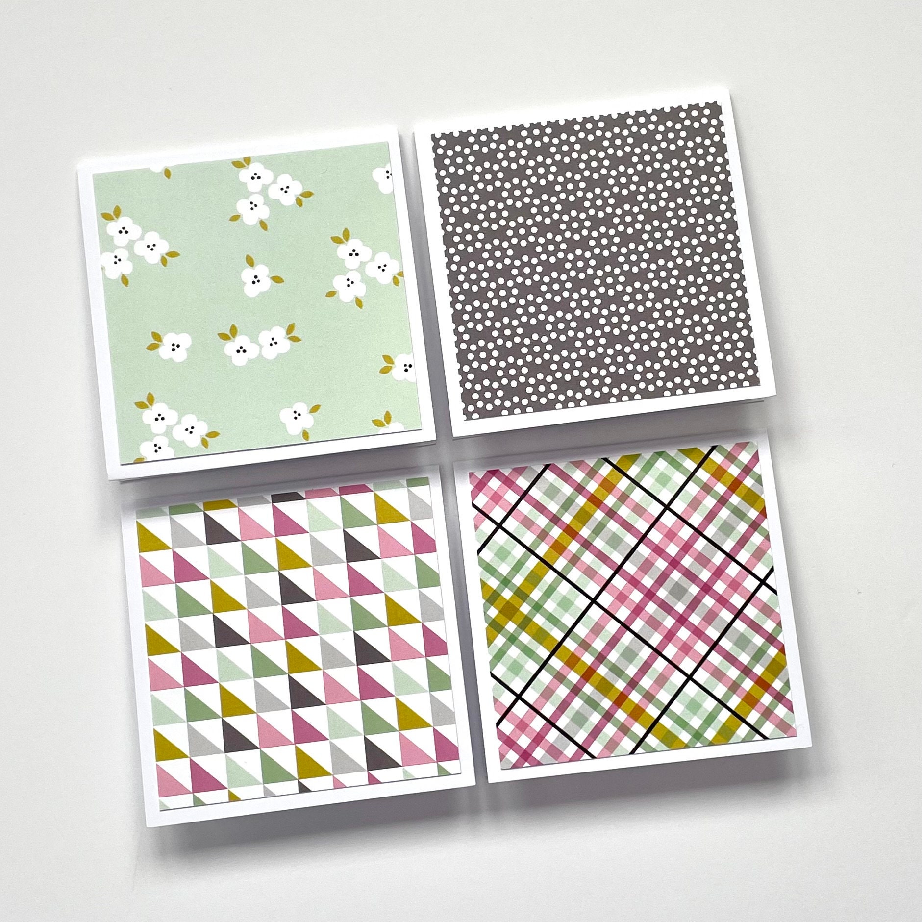 Set of 8 Blank 3x3 All-occasion Notecards W/white Envelopes - Etsy