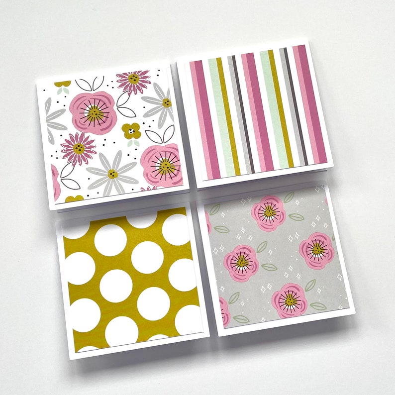 Set of 8 Blank 3x3 All-occasion Notecards W/white Envelopes - Etsy