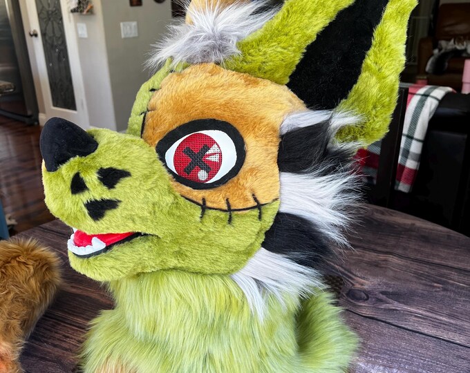 Stitch the Canine!! Pre-made Fursuit Head and Tail - Mini Partial - Etsy
