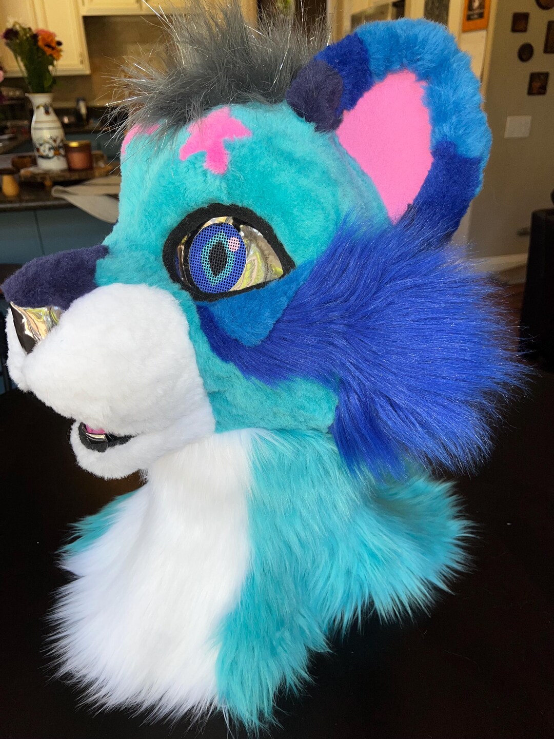 Cyber Kitty Fursuit Head - Etsy