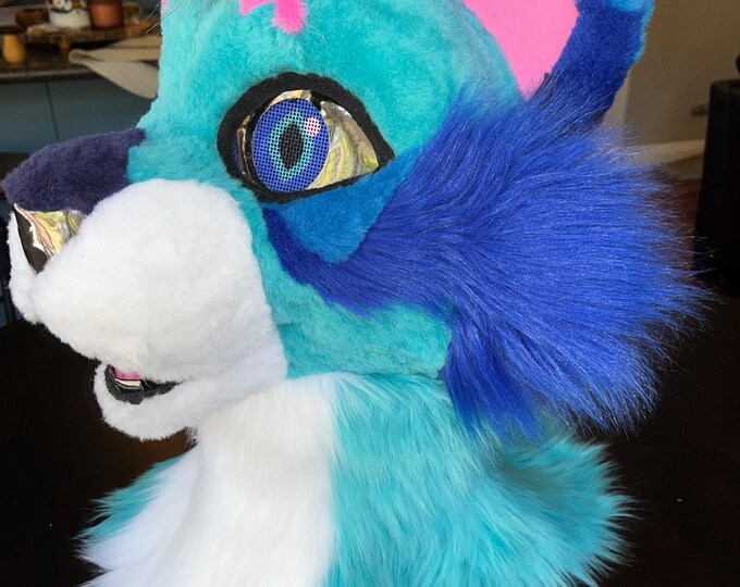 Cyber Kitty Fursuit Head - Etsy