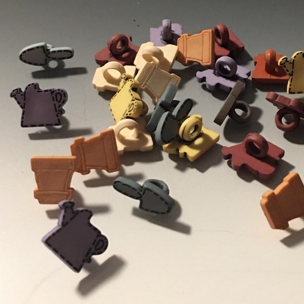 Flower Pot Buttons - Etsy