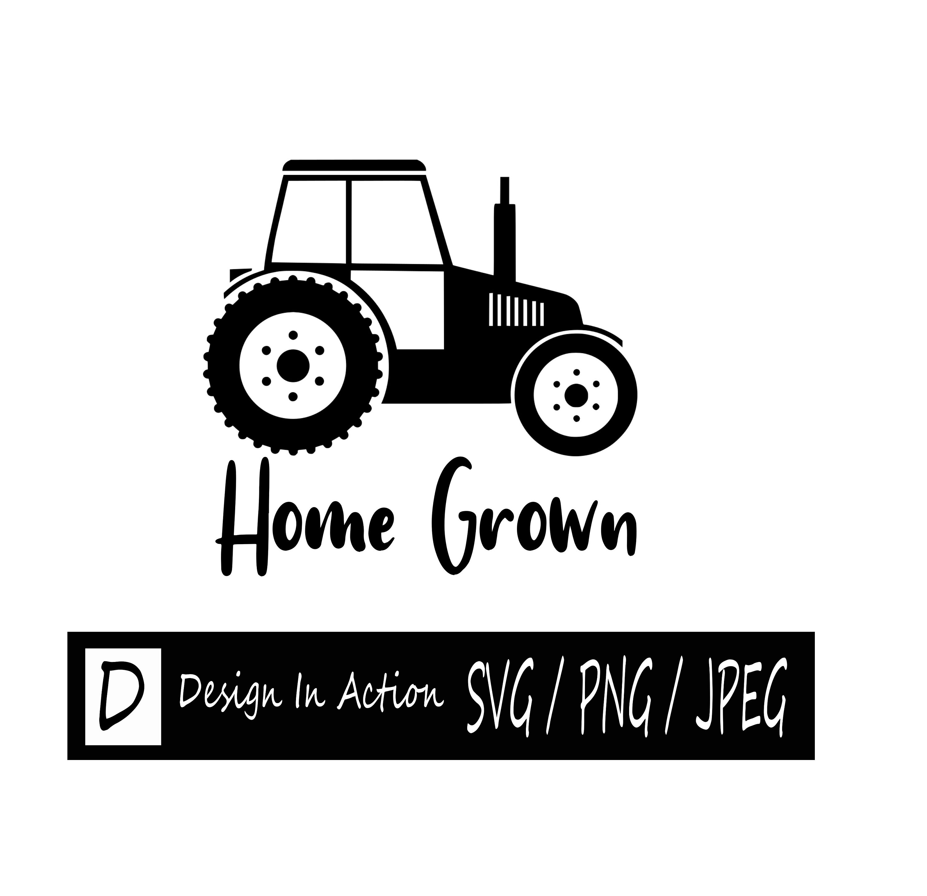 Home Grown Cut File Svg / Png / Jpeg - Etsy
