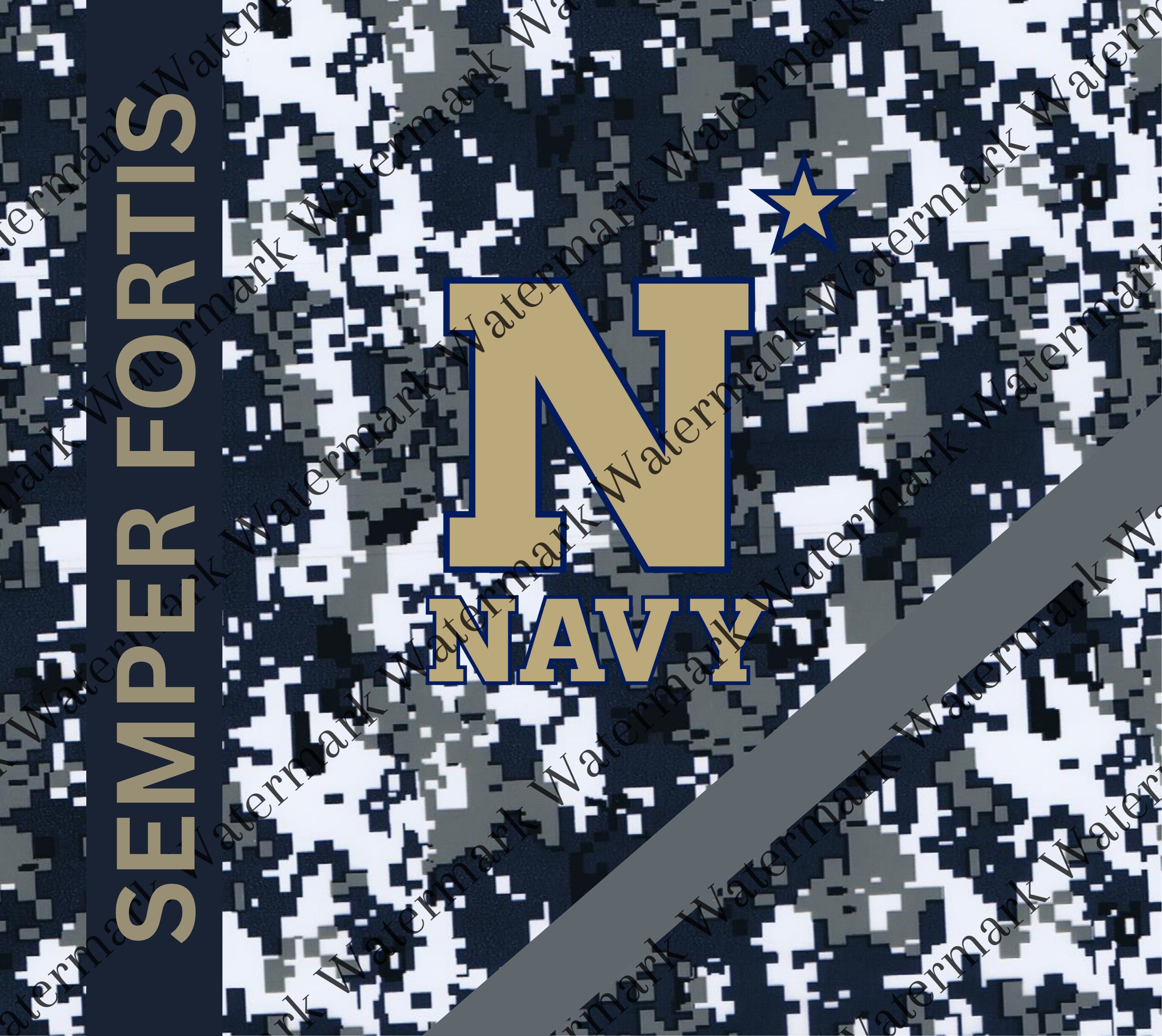 Navy Military USA Patriotic Sublimation Digital File Download 20 Oz ...
