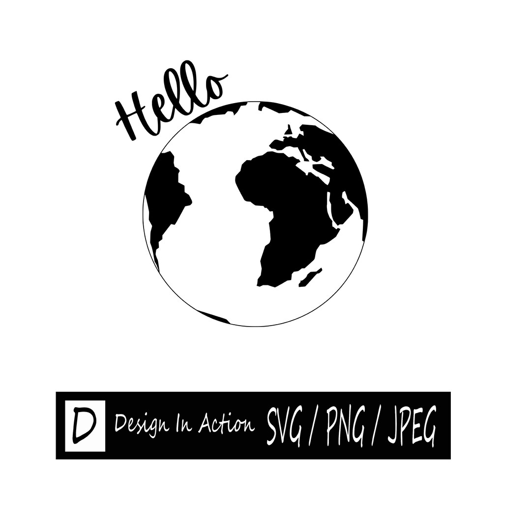Hello World Digital File Svg / Png / Jpeg - Etsy