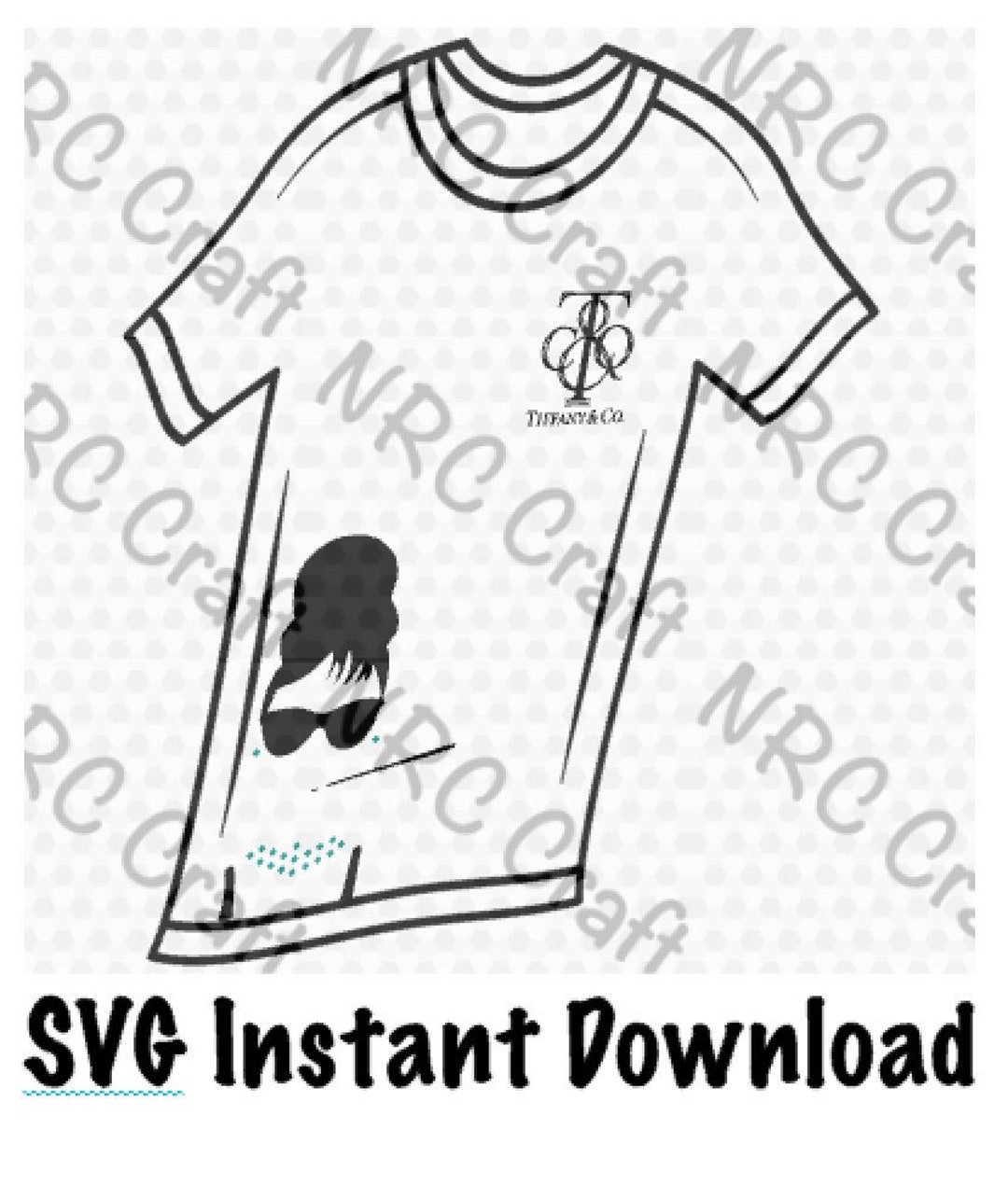 Breakfast at Tiffany's SVG Download File for Cutting Machine - Etsy