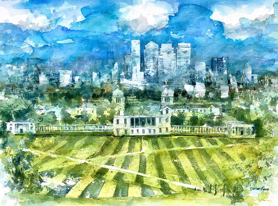 Greenwich Original Watercolour - Etsy