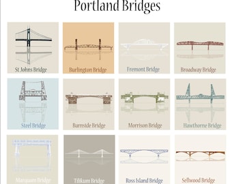 Portland Bridges - Etsy