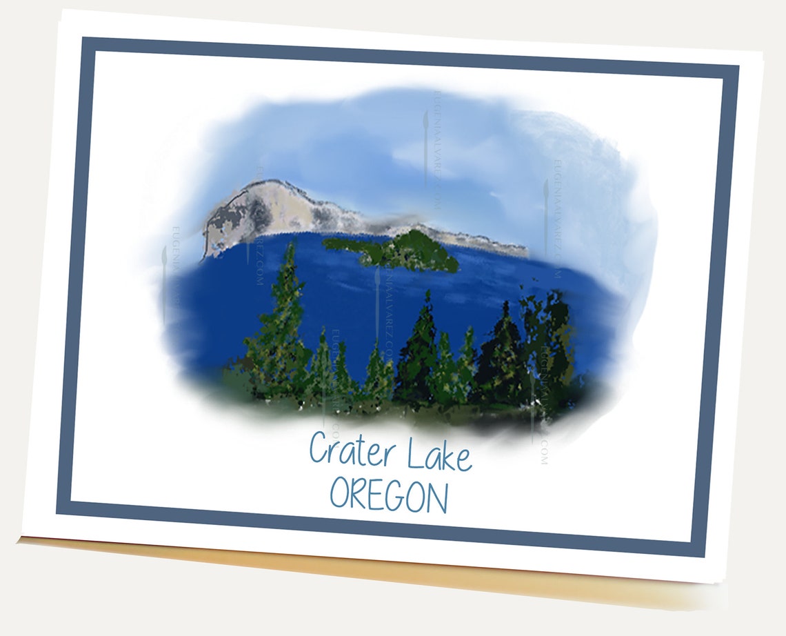 Oregon Cards Set Portland Cards Oregon Notecards Iconic - Etsy