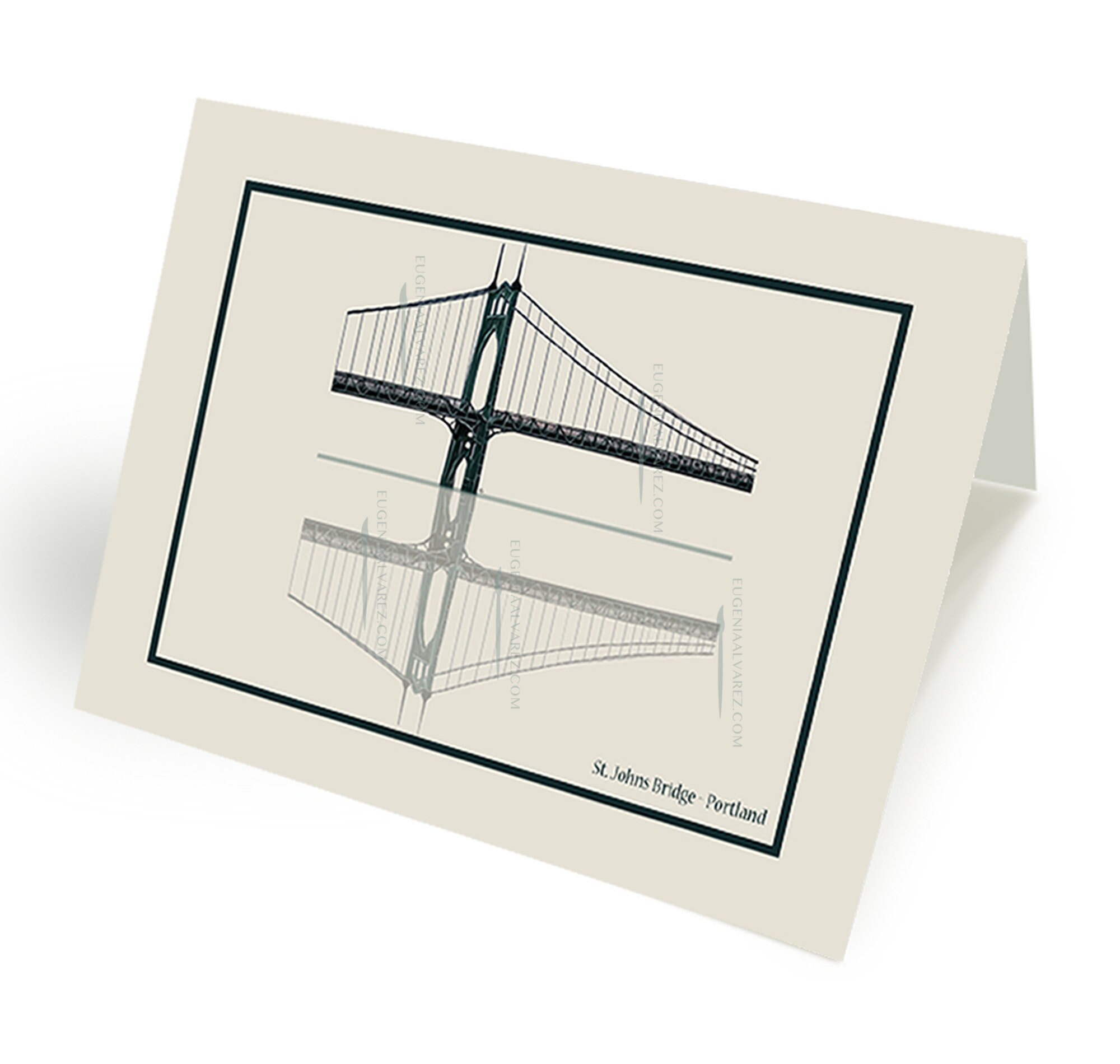 Portland Bridges Kaarten. Portland Kaartenset. Portland - Etsy Nederland