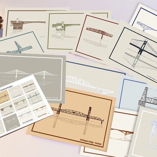 Portland Bridges - Etsy