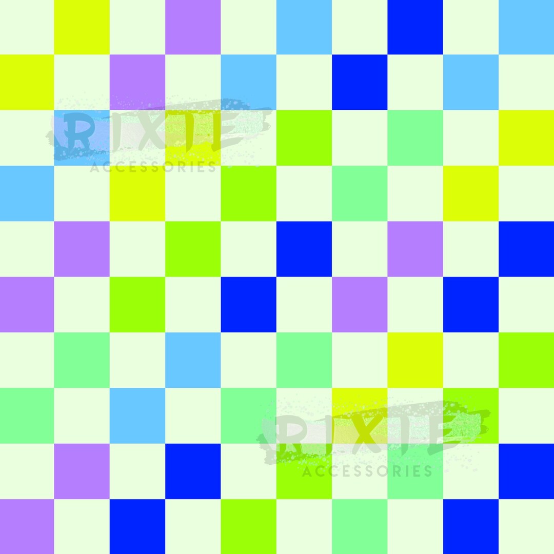 Seamless Files. Retro Neon Checkered Seamless File. Neon Check Seamless ...