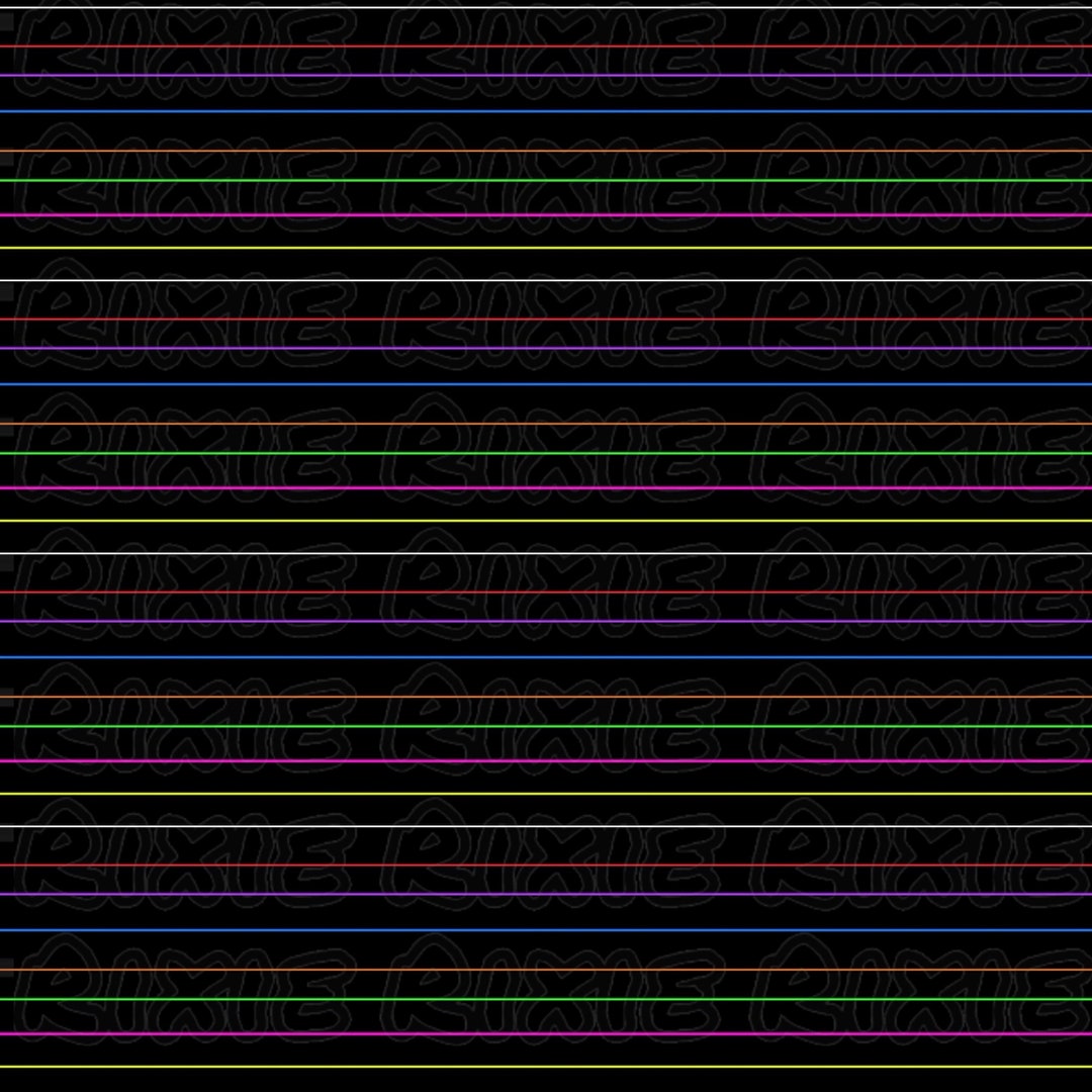 Neon Glowing Rainbow Stripe Black Seamless File. Neon Striped Seamless ...