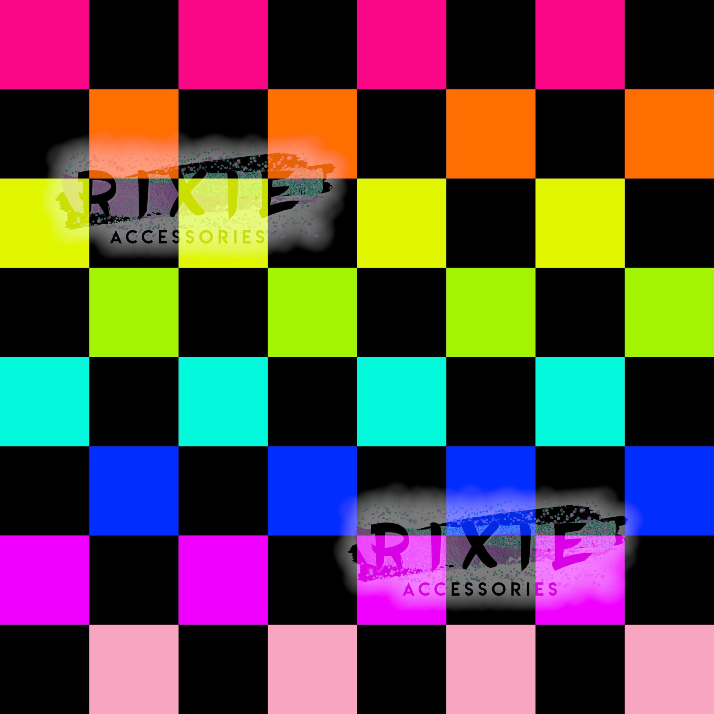 Seamless Files. Rainbow Checkerboard on Black Seamless File. Rainbow ...
