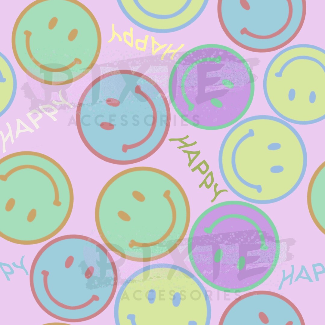 Seamless Files. Boho Smileys Happy Seamless File. Happy Seamless File ...