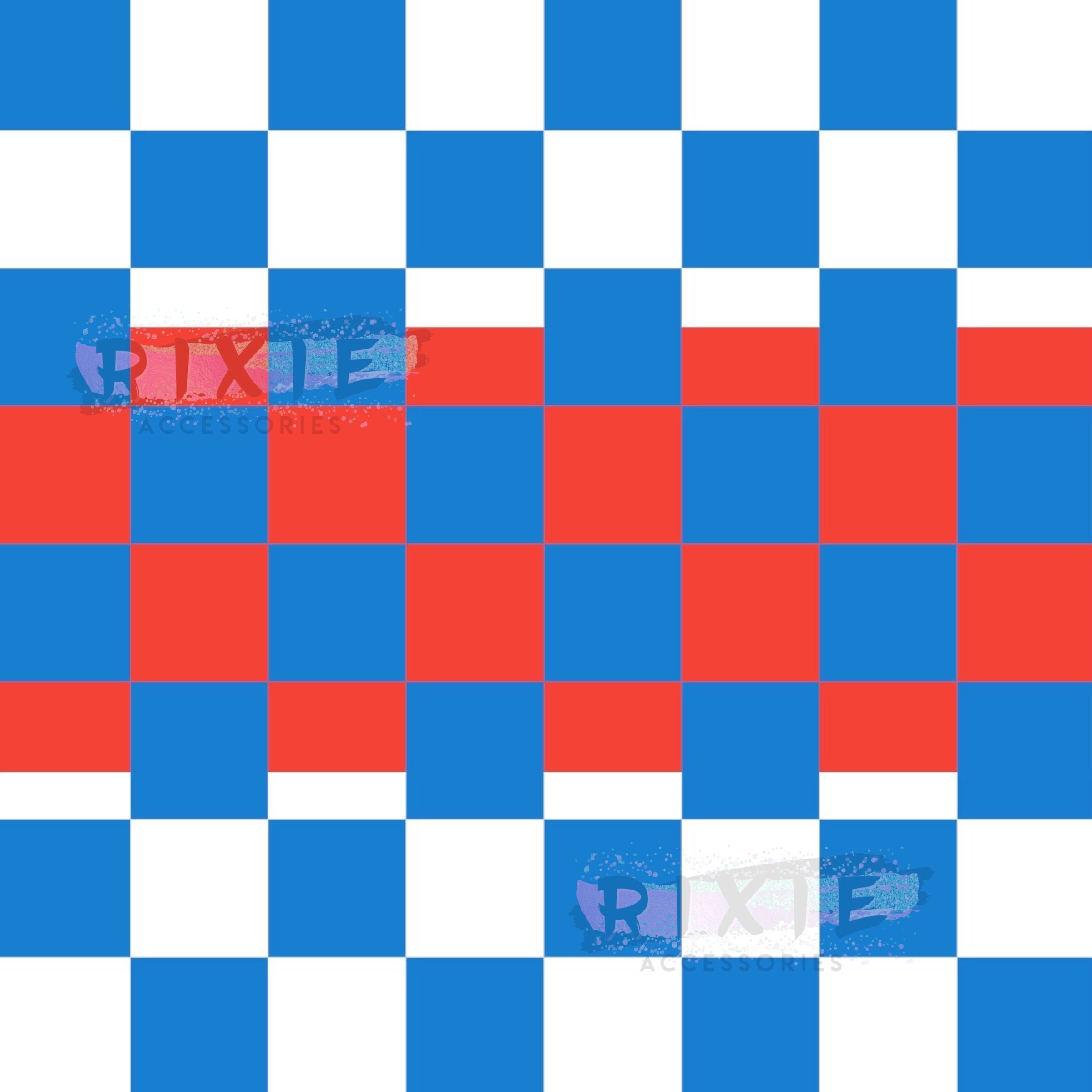 Seamless Files. Red White and Blue Checkerboard Seamless Design. Swim ...