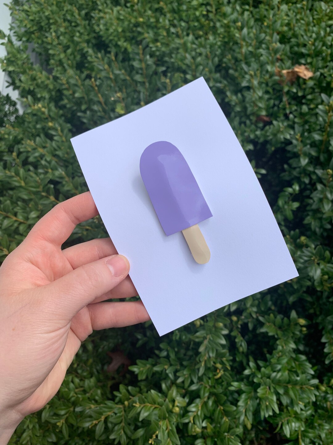 Lavender Patent Popsicle Glitter Hair Clip. Rixie. - Etsy