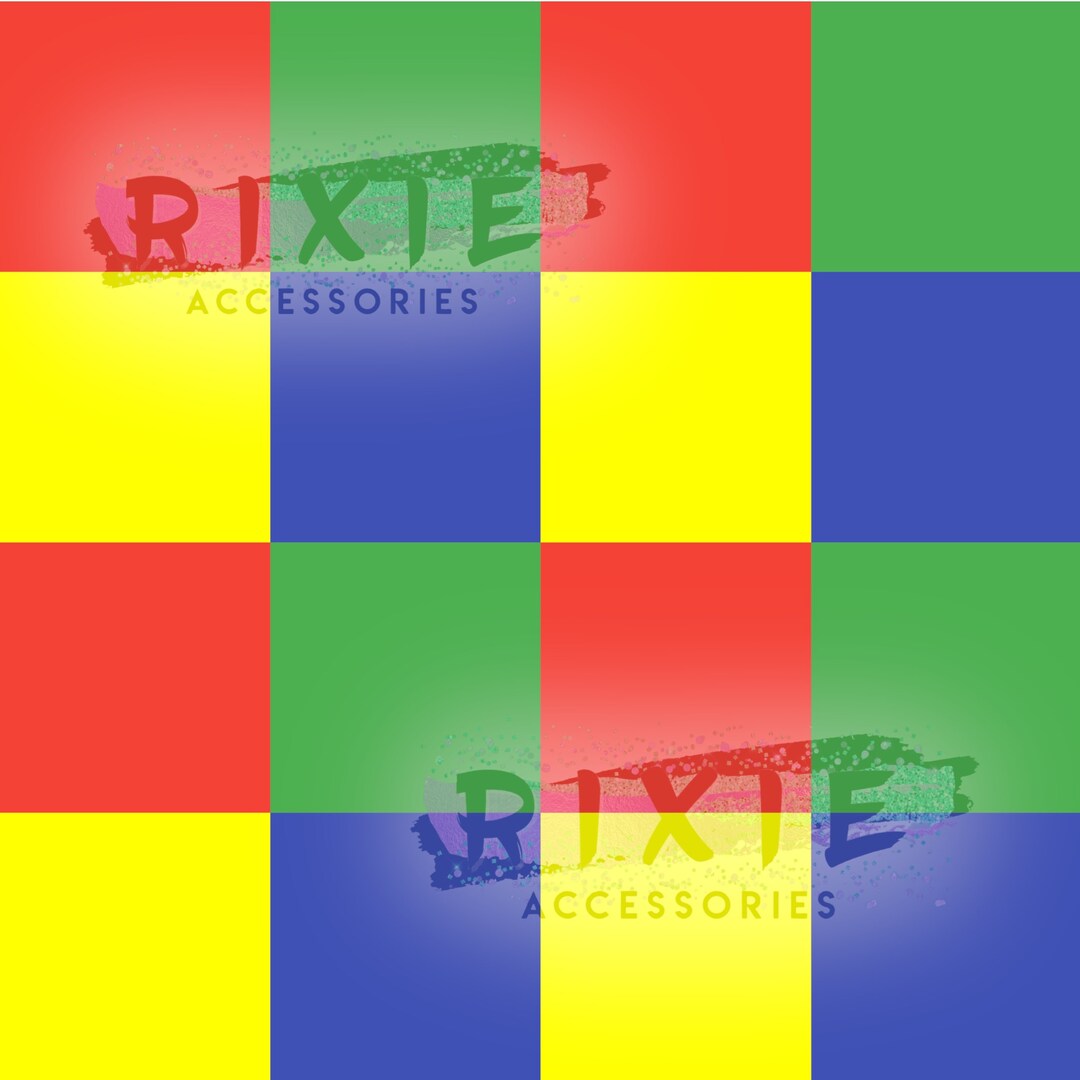 Back to School Seamless Files. Red Yellow Green Blue Checker Seamless ...