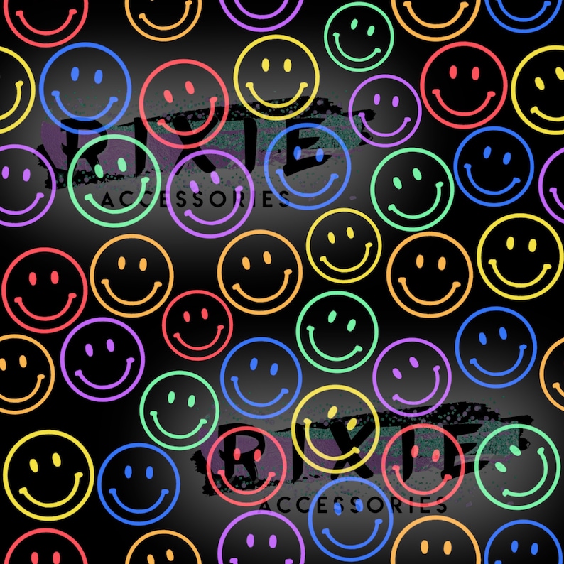 Back to School Seamless Files. Boho Smiley Coloring Seamless File ...