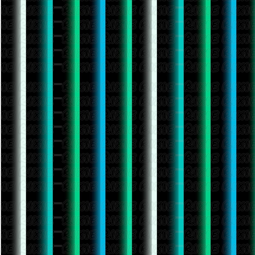 Blue Green White Glowing Seamless File. Neon Glow Stripe Seamless ...