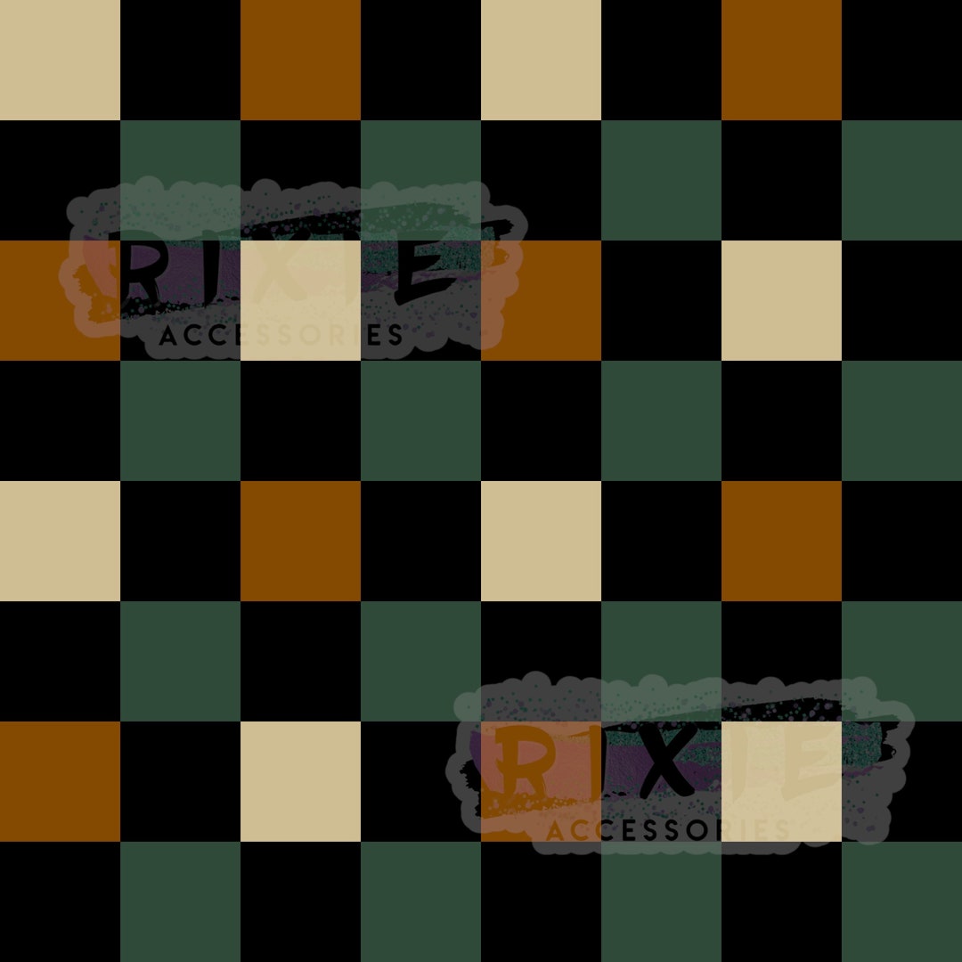 Checkerboard Green Sand Brown Boy Seamless Files. Checkered Seamless ...