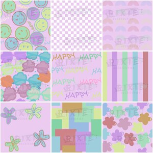 Seamless Files. Purple White Checkerboard Seamless File. Boho Purple ...