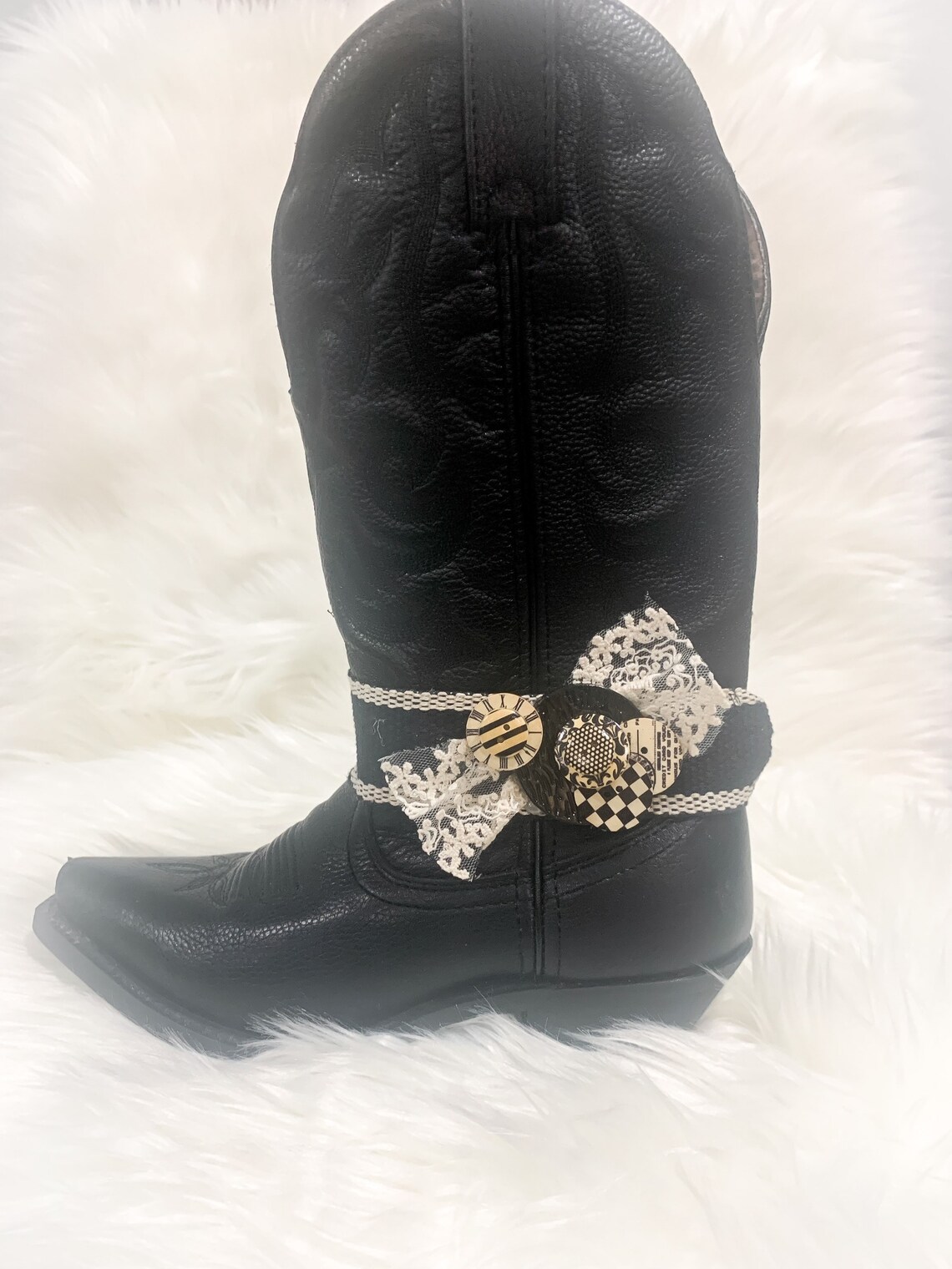 Cowgirl Boot Band-bridal Boot Bands-boot Accessory-boot - Etsy