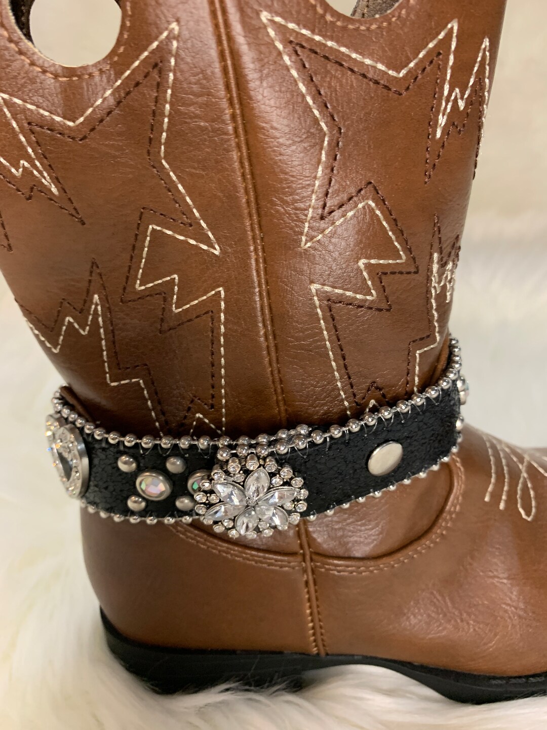 Girls Boot Bands/boot Cuffs/boot Jewelry/boot Accessory - Etsy