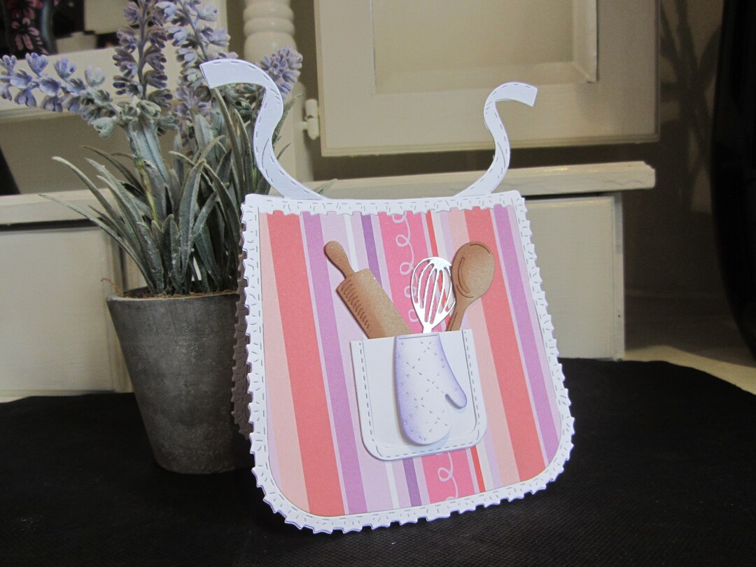 Great British Bake off Birthday Card, Baking Card, Apron Shaped Card ...