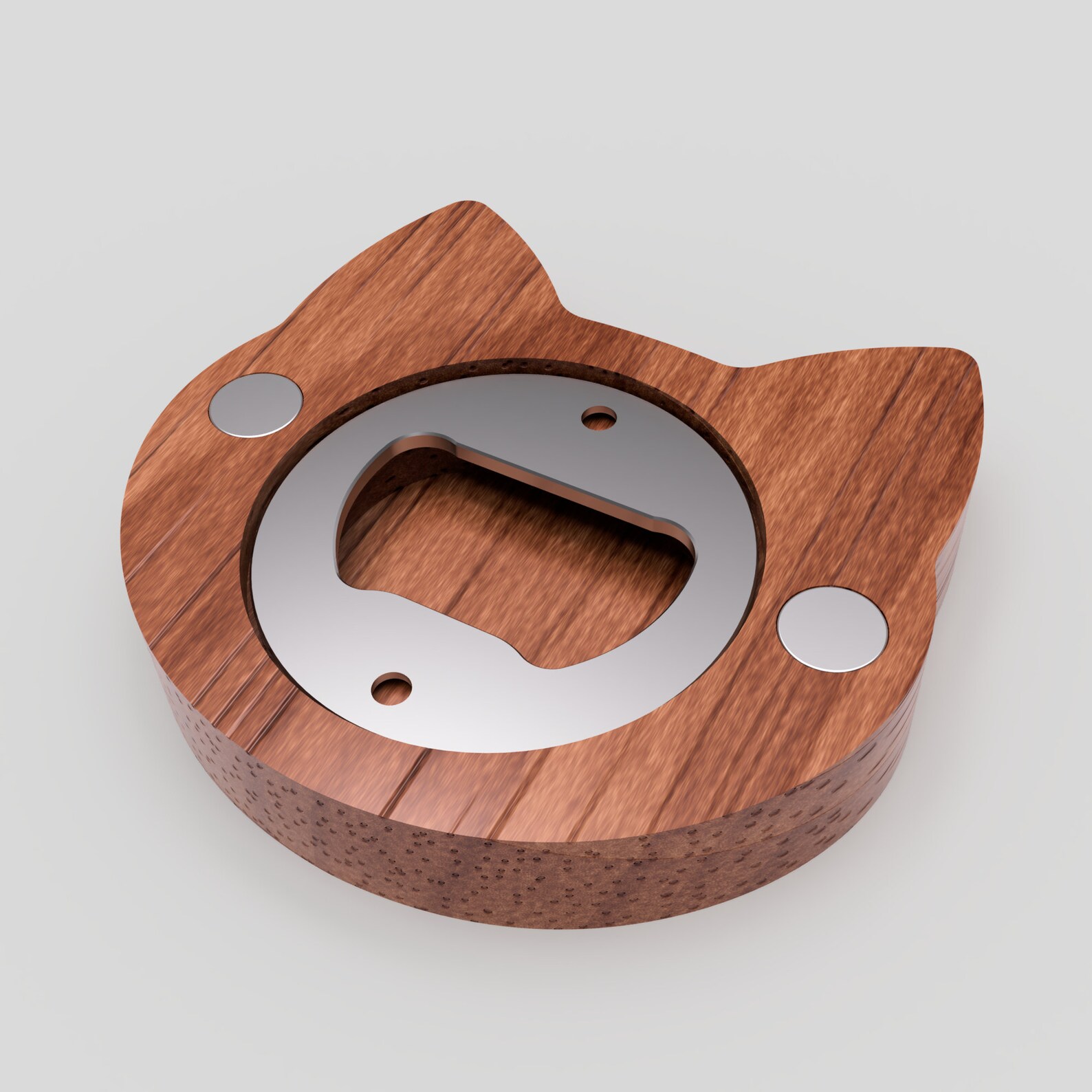 Cnc Bottle Opener Cat Shape Magnets - 3D Printer and Cnc Machine - 3D ...