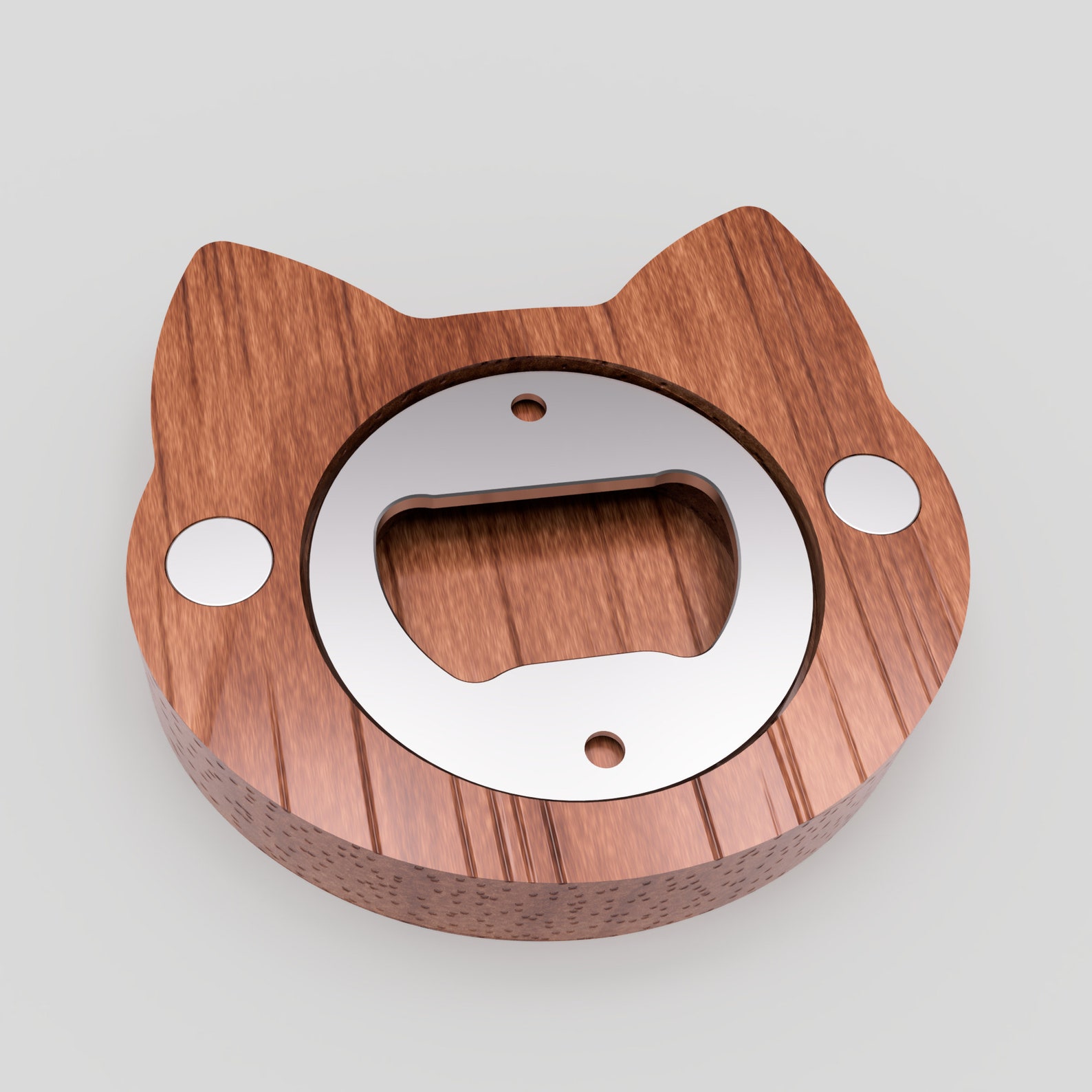 Cnc Bottle Opener Cat Shape Magnets - 3D Printer and Cnc Machine - 3D ...