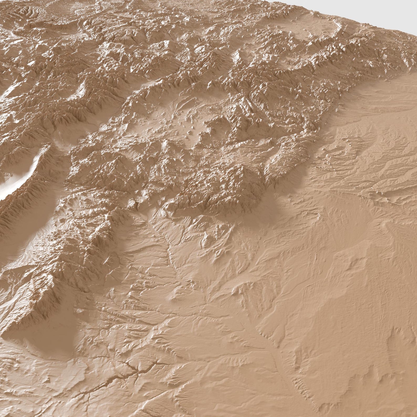 Detailed Topographic Model Colorado Topography STL Files - Perfect for ...