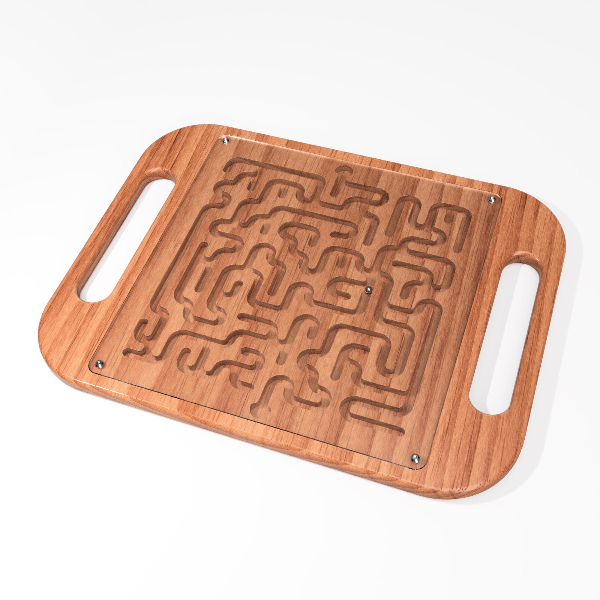 Maze Puzzle Box Model Woodworking Plan Files for CNC Router, Labyrinth ...