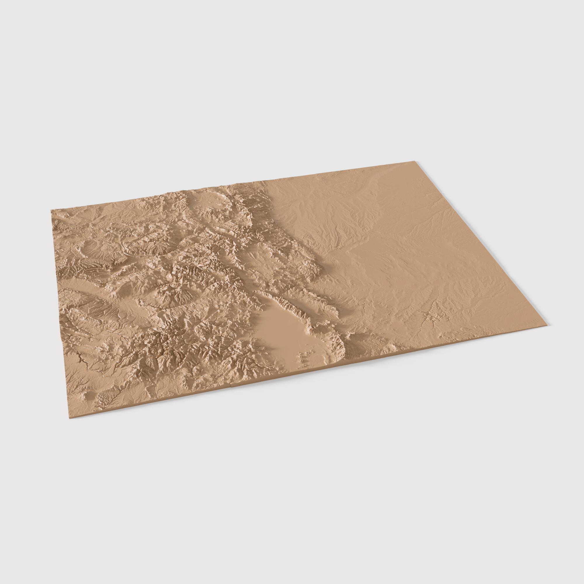 Detailed Topographic Model Colorado Topography STL Files - Perfect for ...