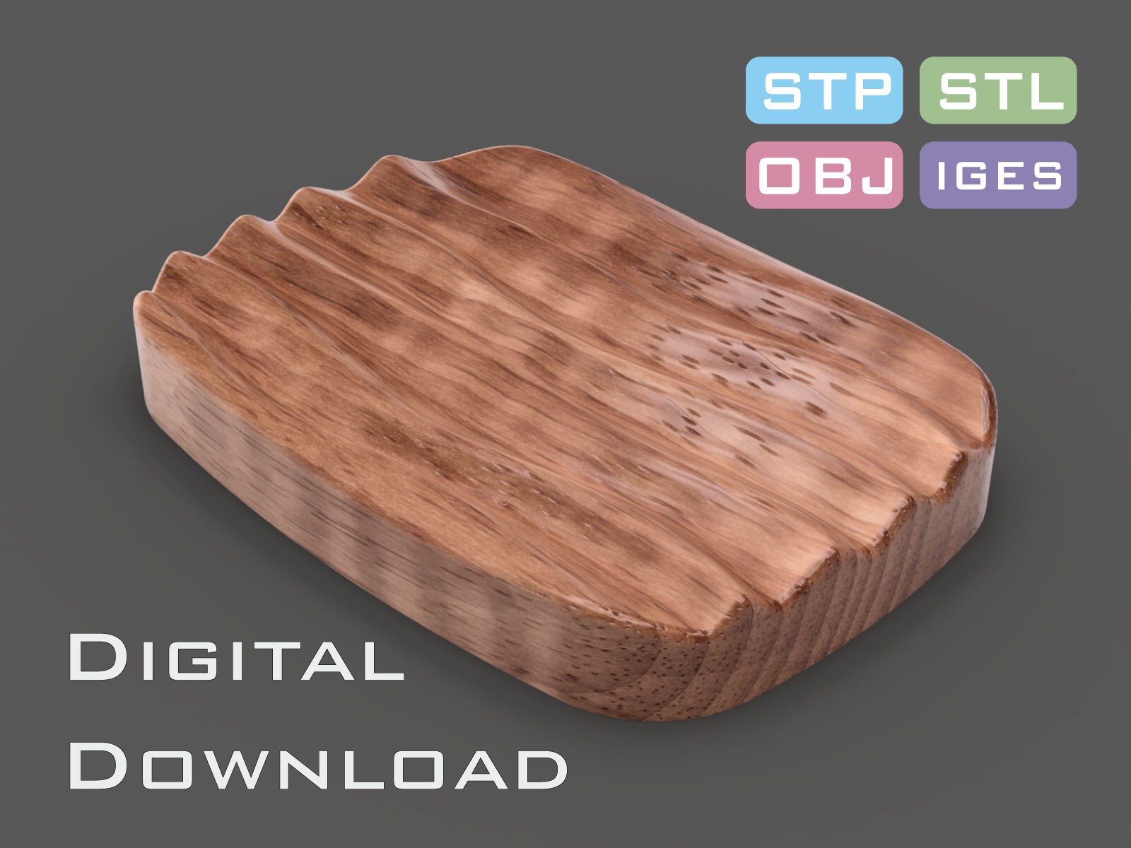 Soap Holder 3D STL STP Model for CNC Machine 3D Printer - Etsy