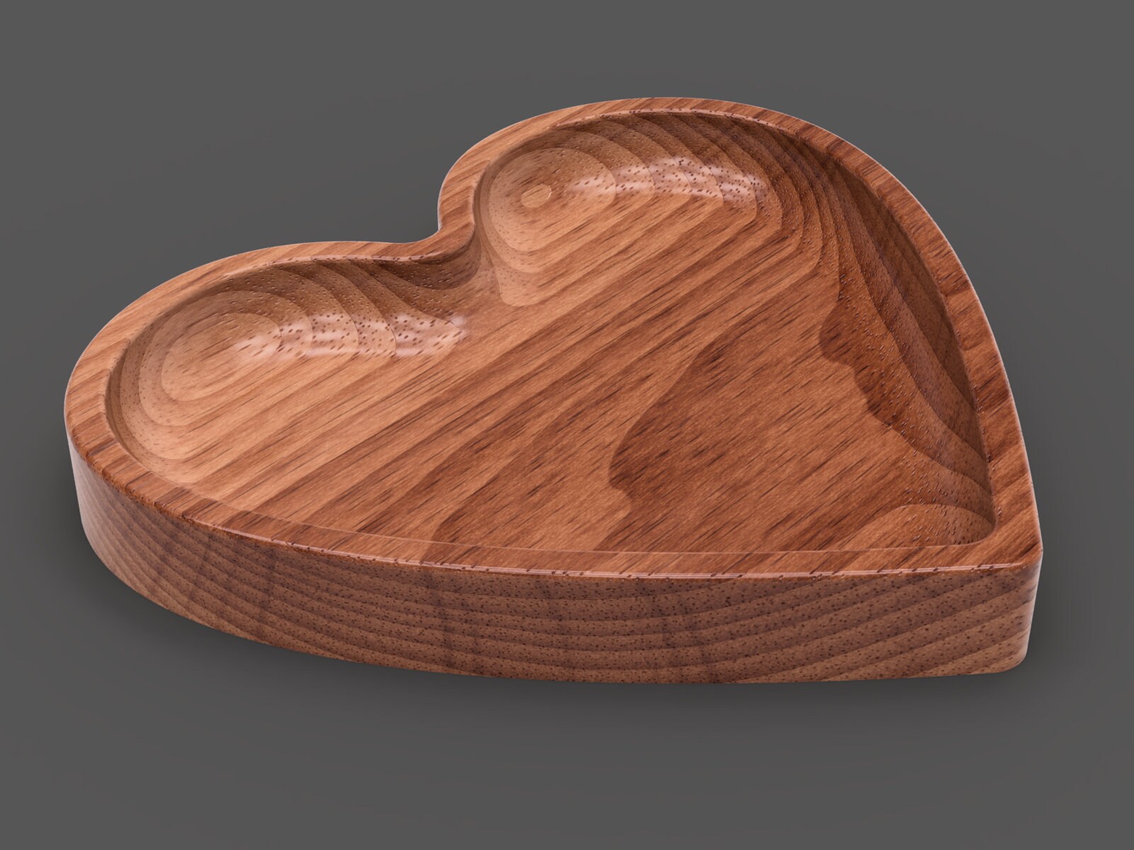 Heart Shaped Tray Digital 3D STL, STP Model for CNC Machine, 3D Printer ...