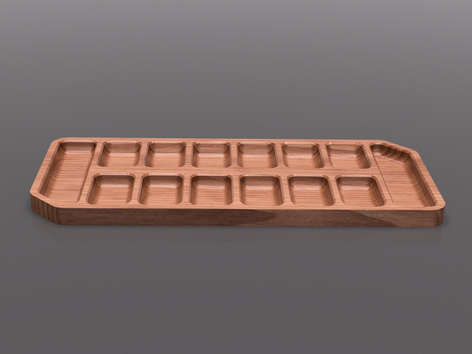 Mancala Board Game 3D STL, STP Model for CNC Machine - Etsy