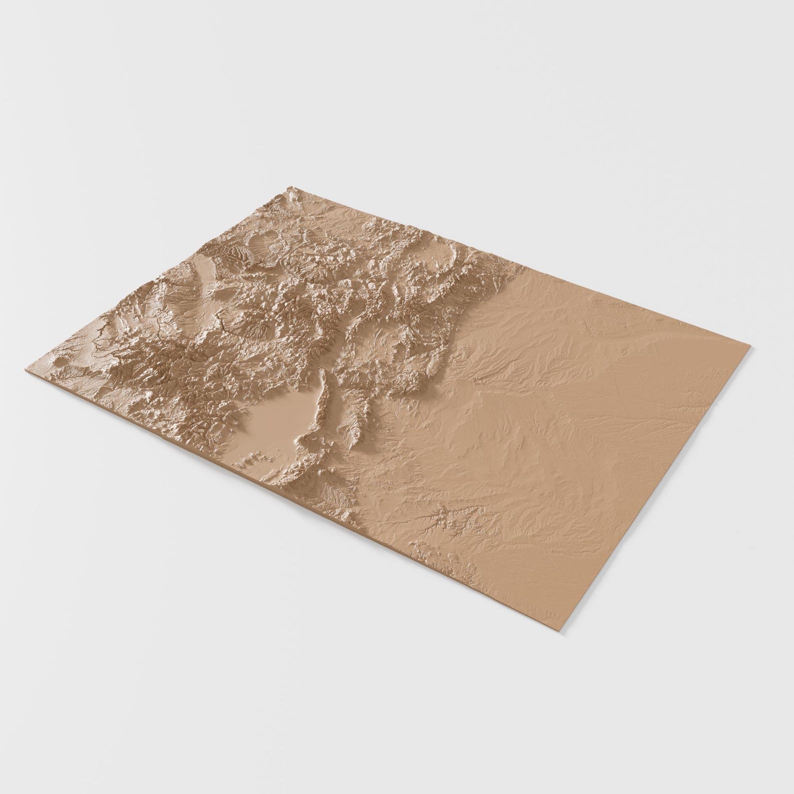 Detailed Topographic Model Colorado Topography STL Files - Perfect for ...