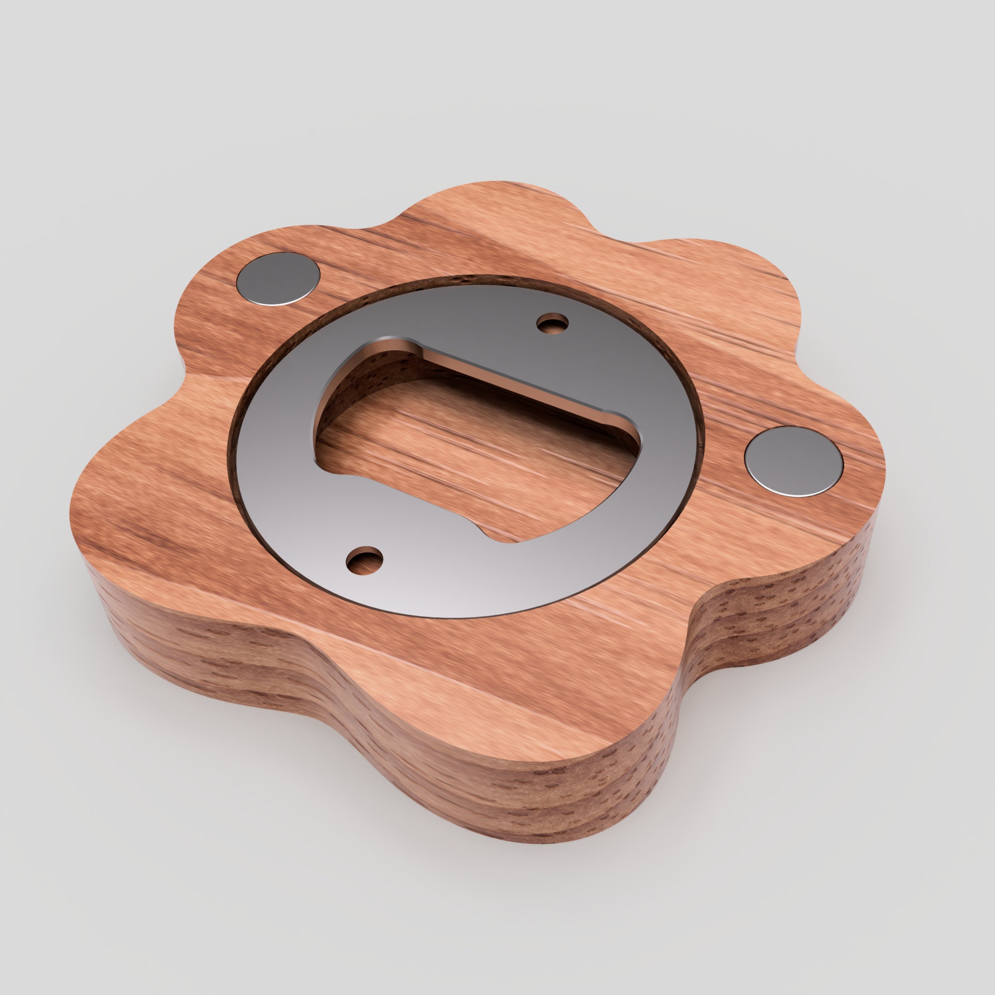 Cnc Bottle Opener Paw Shape Magnets - 3D Printer and Cnc Machine - 3D ...