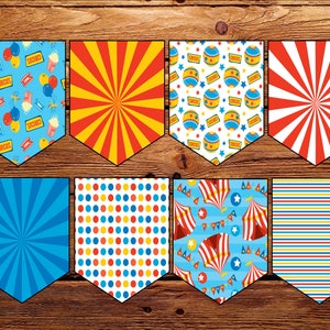 Circus Banner / Circus Carnival Pennant Banner / Circus Party / Banner ...