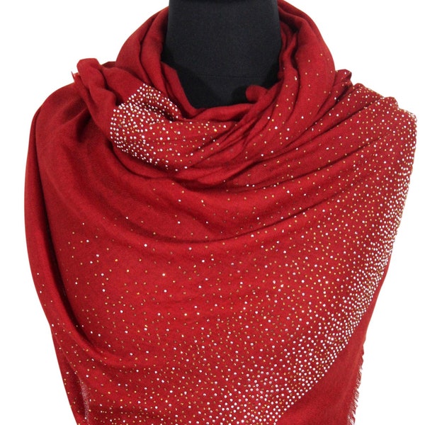 Red Scarf - Etsy UK